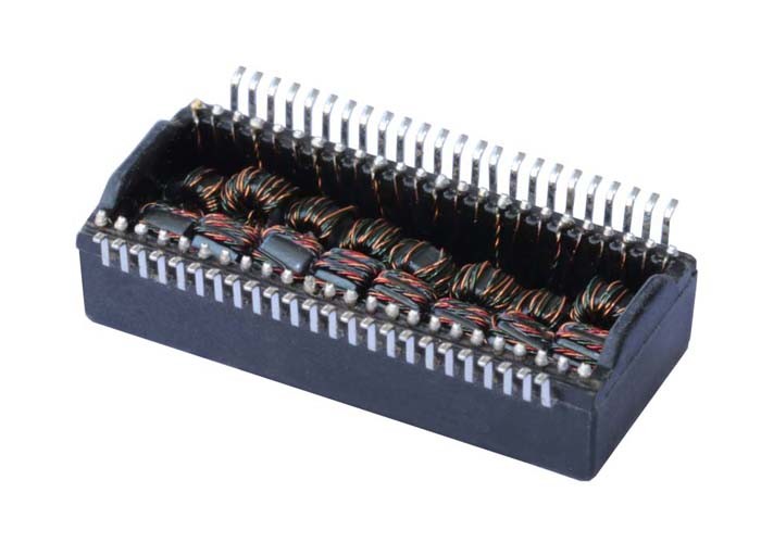 G4804dg Dual Port 1000 Base T Ethernet Lan Electrical Transformer