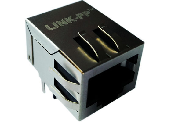 Lan Rj45 Jack XF970D2-COMBO1-4S Female PCB 10/100Base-T Connector