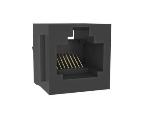 1840419-2 Rj45 Vertical Entry Modular Jack Connector Vertical Mount ...