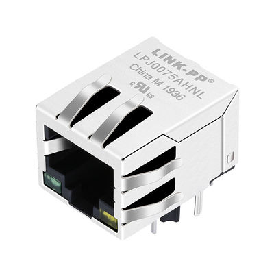 POE RJ45 Connector P65-101-1HQ9 and LPJ0075AHNL 10 / 100Base-T For Poe ...
