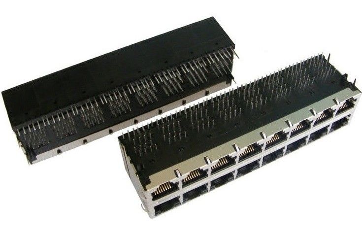 0811-2X8R-19-F Stacked 2x8 16 Port RJ45 Magjack 100Base-T Bel Magnetics