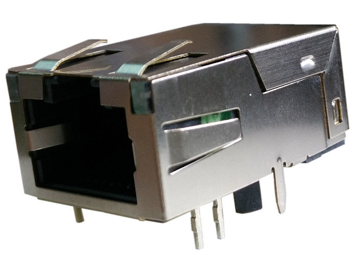 L834-1G1T-S7 Low-Profile RJ45 Jack Conn Magjack 1Port 1000 Base-T Shielded