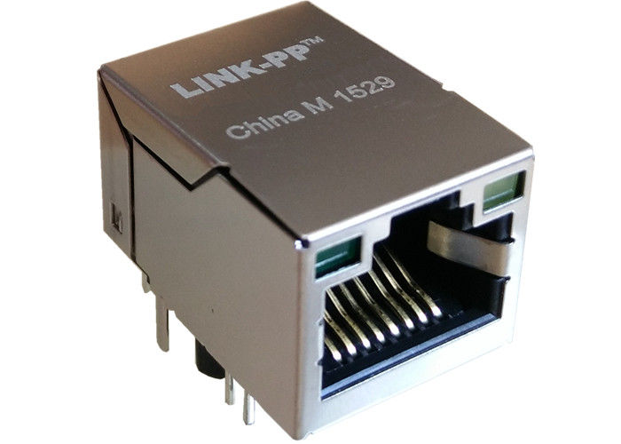 509021039 Single Port Rj45 Connector With Integrated 10/100 Lan Tab-Up