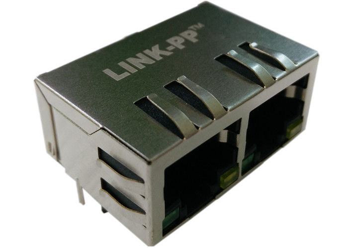 ARJ-177 Multi-port RJ45 10/100 Base-T 1x2 with Magnetic Module Dual Magjack