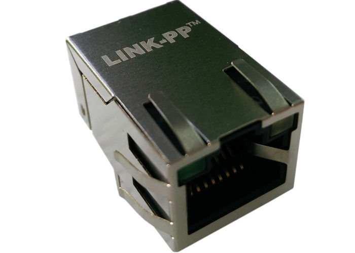 Side Entry POE RJ45 Connector Shielded Cross XMH-T02-041-423-012 Jack 8P10C