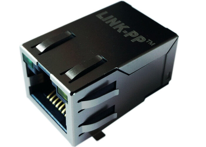 SMT RJ45 Jack RJMG168448101GR Lan 10/100, Single Port Leds Bi Gr/yl