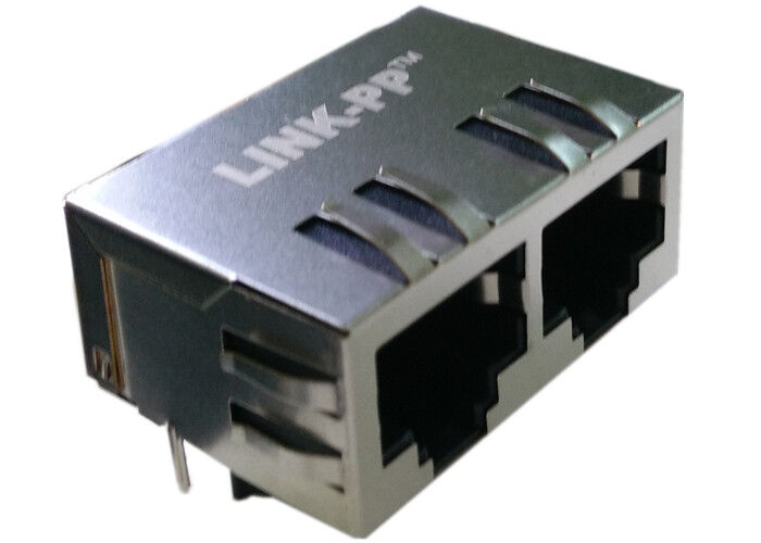 Multi-port RJ45 HFJ12-1G46ERL Dual Tab-Down 1000Base-T Connector Wo/LED