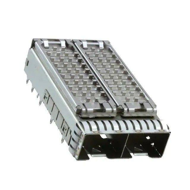TE 2198230-1 SFP+ 1x2 Cage With Heat Sink External Springs
