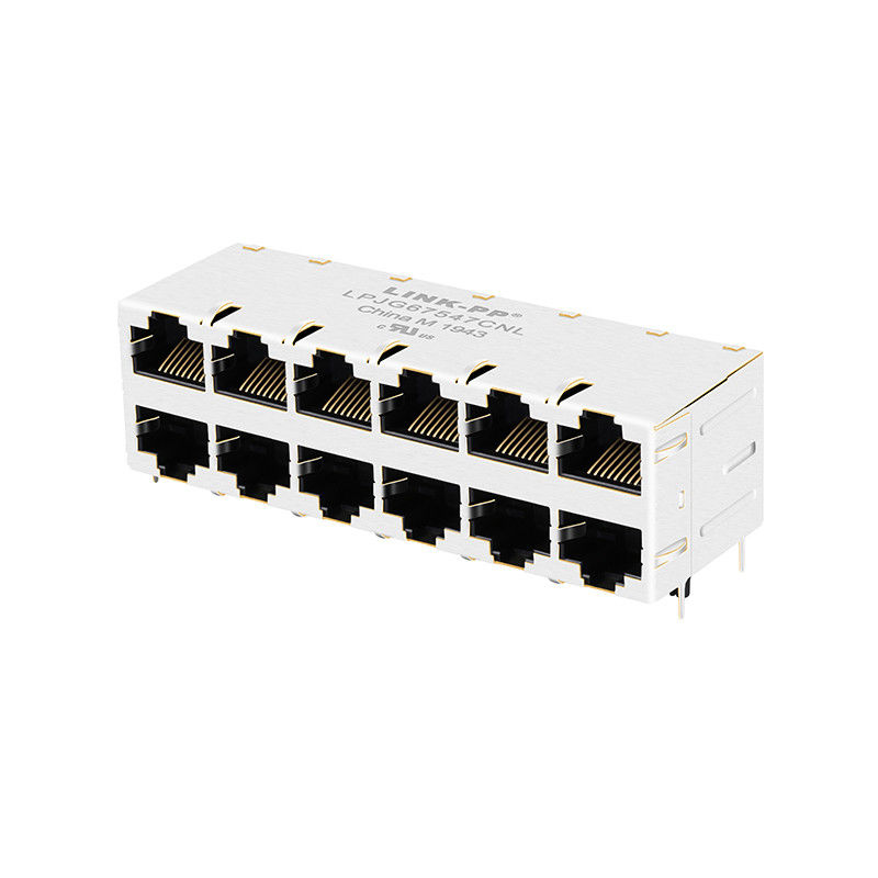 1840267-5 POE RJ45 Connector Stacked Gigabit POE+ 2x6 POE Rj45 Pinout ...