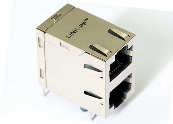 ARJ21A-MCSA-LU2 Stacked RJ45 2x1 Ports Fast Ethernet 10/100Base-T Magnetics