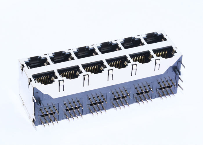 1840921-1 Stacked 2x6 Port Magjack 12Port 1000 Base - T Rj45 Shielded ...