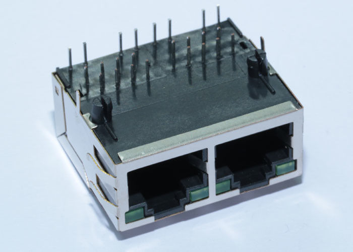 JG0-0024 Multi-Port Rj45 MagJack 10/100BaseT For LED Video Lighting ...