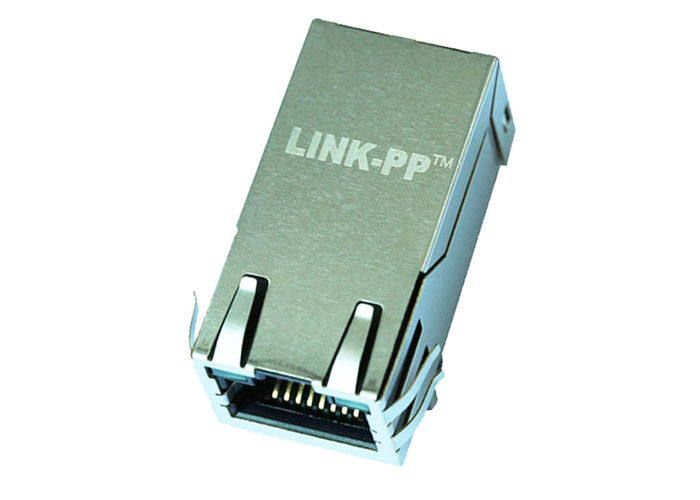 Single Port 4 wire PoE Rj45 100/1000Base-T Modular Jack 100w LPJK6078AHNL