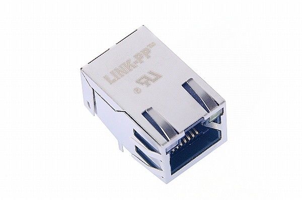 10/100BaseT USB Magnetic RJ45 Jack OG/Y LEDs With Tap Up 08B0-1X1T-13-F