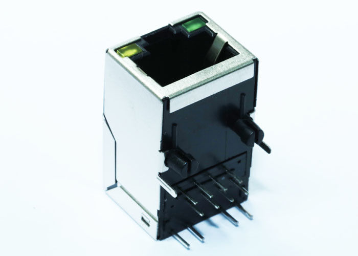 ARJM11D7-805-KB-EW4 2.5G Base-T RJ45 Modular Jack 8P8C Shielded With LED