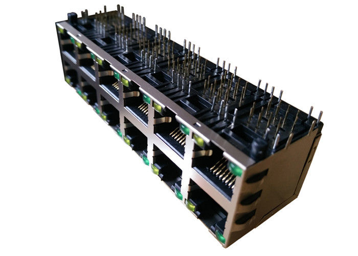 2X6 Port 8P8C RJ45 Female Connector with 5G Base-T Transformer ARJM26A1 ...