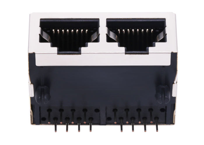 5-2301996-1 RJ45 2X1 Multi Port Connector 10/100 Base-T Magnetic No EMI ...
