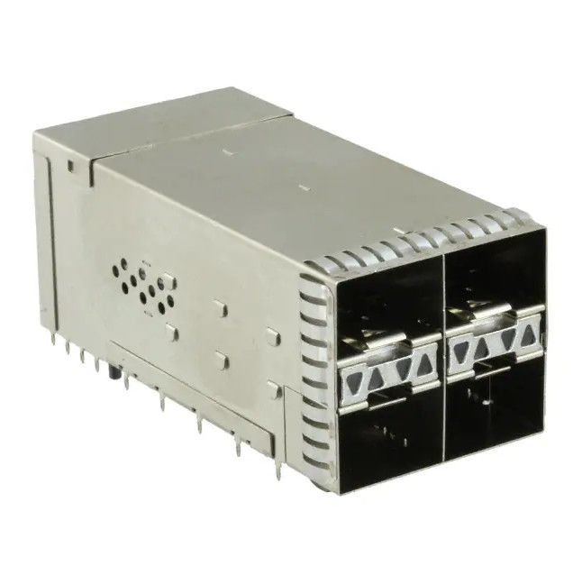 2198325-6 80 (20 x 4) Position zSFP+ Receptacle with Cage, Ganged (2x2 ...