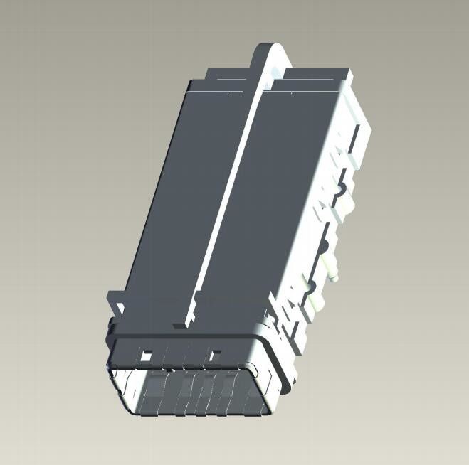 2274784-1 84 Position CXP Receptacle with Cage Connector Press-Fit ...