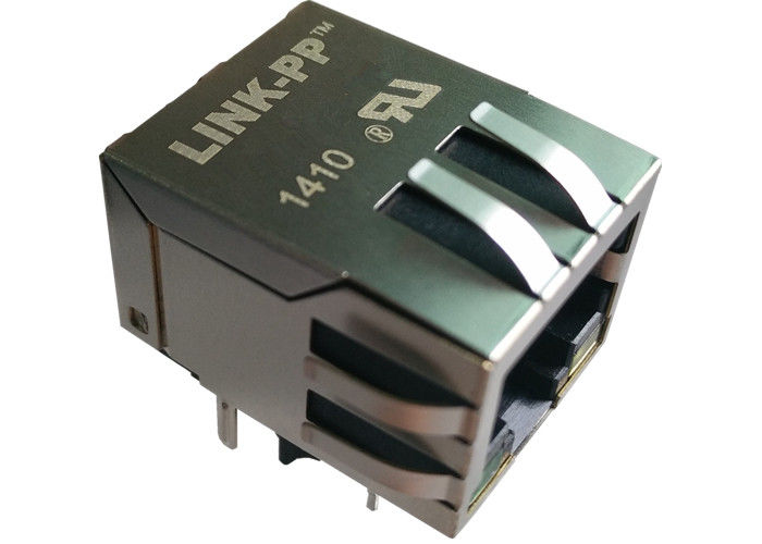 RJ-101G50E 10 Pin Rj45 Connector , Gigabit Jack LPJG0801GENL