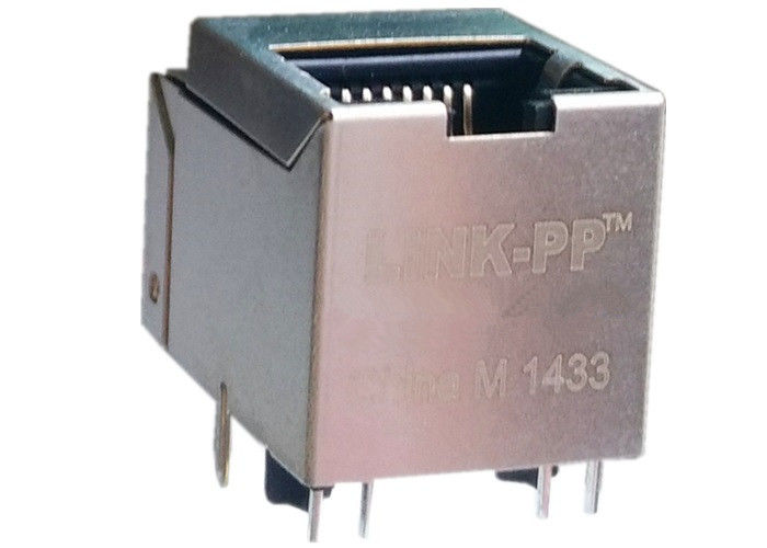 FastJack 1x1 Magnetic Vertical RJ45 , HFJV1-1041-L11RL 10BASE-T Rating Lan Rj 45