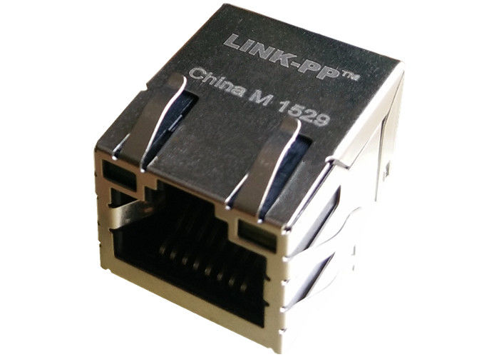 HFJT1-S101-L12RL RJ45 Single Port FastJack 1x1 10BASE-T Filter Tab Up RJ45