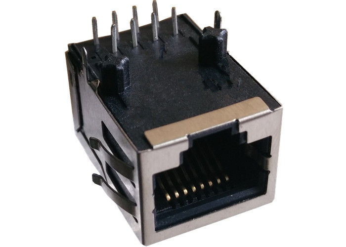 HFJ11-S114ER RJ45 Single Port PCB Mounting Jack In IPTV Set Top Box