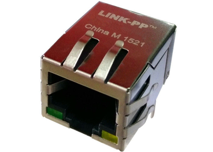 HFJ11-S114E-L17RL RJ45 Single Port PCB Mounting Jack In IPTV Set Top Box