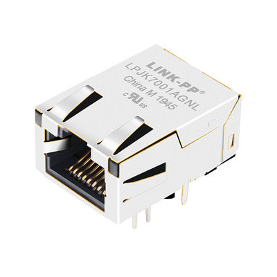 Modular Low-Profile RJ45 Jack SMT Mid Mount Shielded Tab Up 8.5mm ISO9001