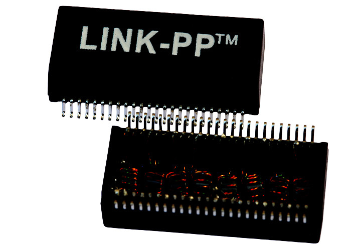 PCB Connector Lan Transformer Inductance Turns Ratio H40520SN Quad Port ...
