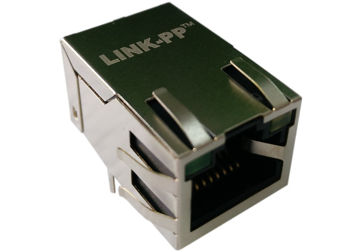 RJMG163118101NR 1x1 RJ Magnetic 10/100Gb/s RJ45 PCB Mount Connector