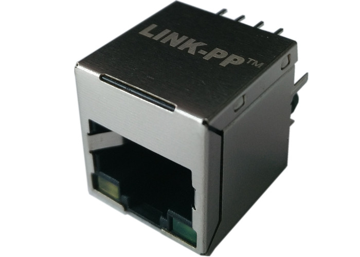 LPJD0012BENL Vertical RJ45 Jack Top Entry 10/100BT 180° Connector Cross ...