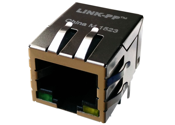 6605408-1 Rj45 Integrated Magnetics PCb Layout Modular Jack, Shielded