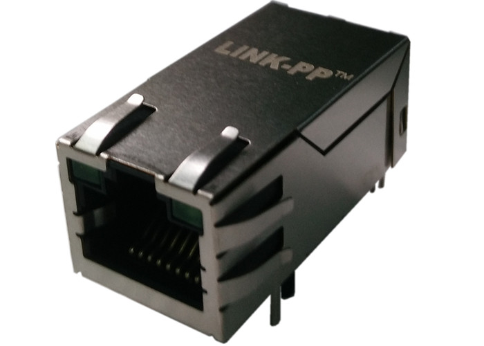 GiGE Ethernet Socket RJMG201021410NR Rj45 10/100/1000Base-T With LED