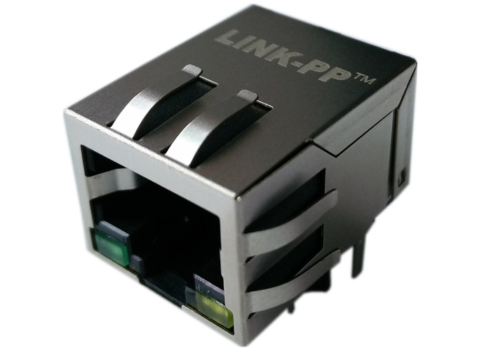 Lan RJ45 Connector Magnetic RJ45 Jack MOX-RJ45TD-073 10/100Mbps Single ...