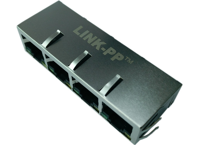 Rj45 With LED Tab-Down HFJ14-E2450ER-L78RL 1000Base-T Magnetics Built in