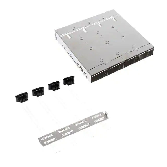 2-2338495-1 OSFP Cage Ganged 1 X 4 Connector Modular Jack With ...
