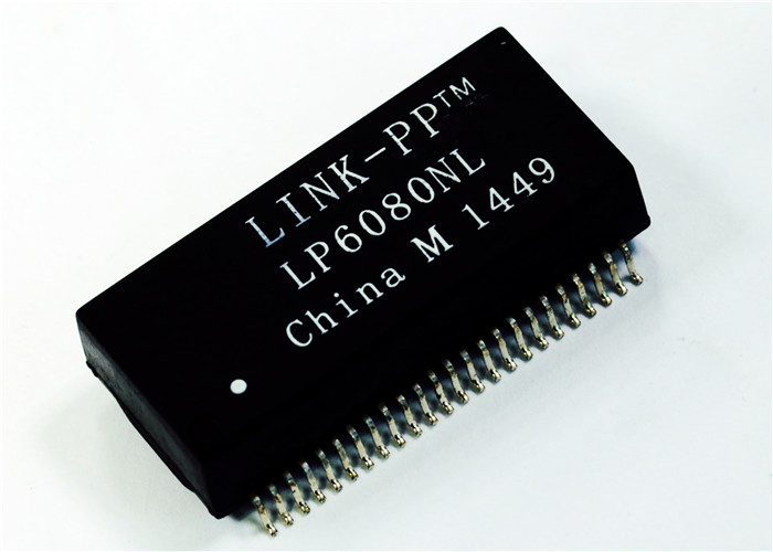 Dual Port SMD Gigabit Magnetic POE Transformer / POE+ Isolation ...