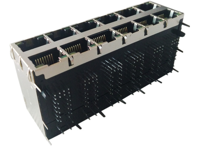 Stacked 2x6 Port BS-RM70140 Gigabit Circuit LPJG67537A8NL-2 Ethernet Switch