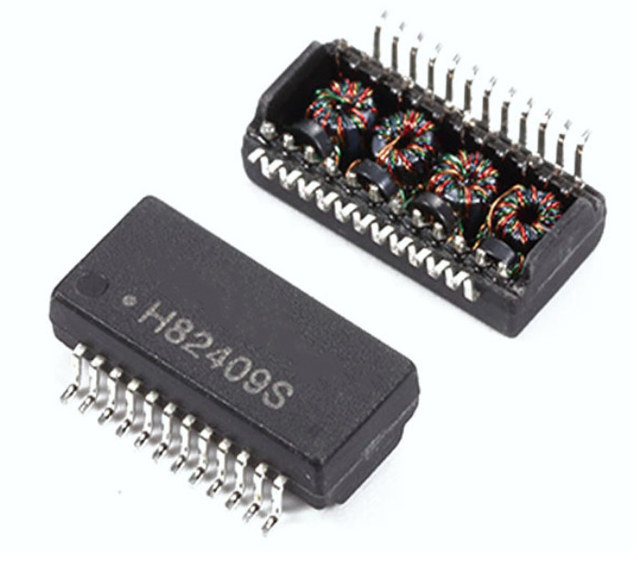 H82409S 100/1000BASE-TX Transformer Modules Single Port LAN Magnetic
