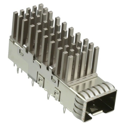 LC Duplex 1888065-1 CONN XFP CAGE W/HSINK PRESS R/A