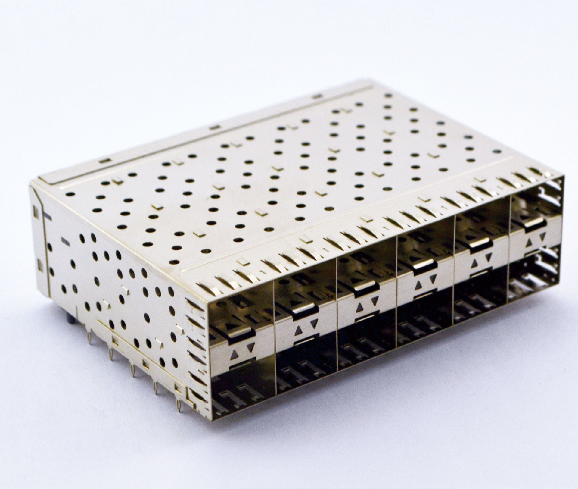 2149328-5 2180640-1 CONN SFP+ RCP W/CAGE 2X6 240P RA