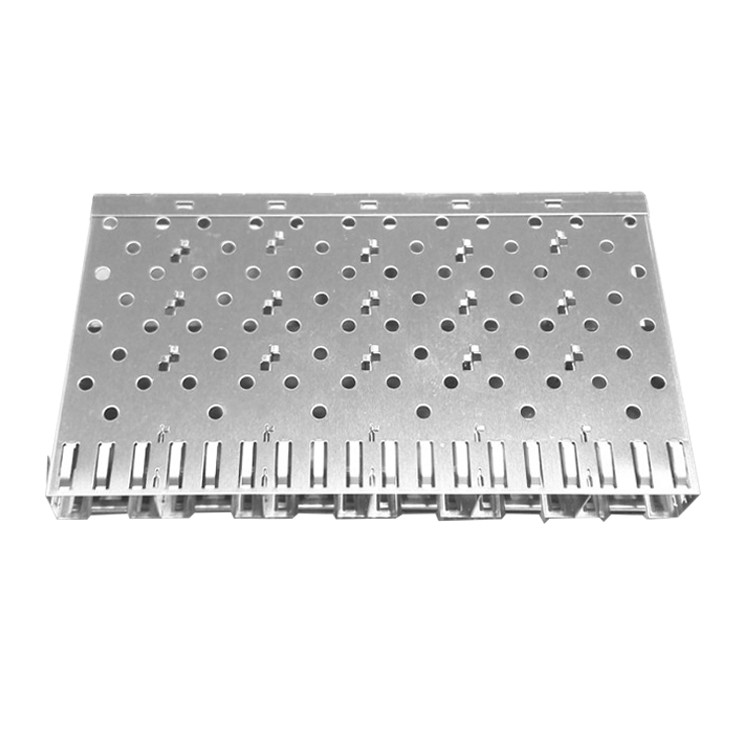 2170708-3 2170708-6 CONN ZQSFP+ Fiber Optic Module 1X6 W/HSINK R/A