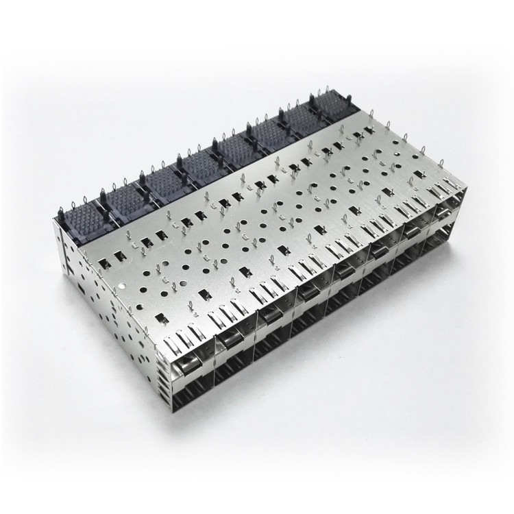 2149490-7 2169788-8 CONN SFP+ RCP W/CAGE 2X8 320P RA