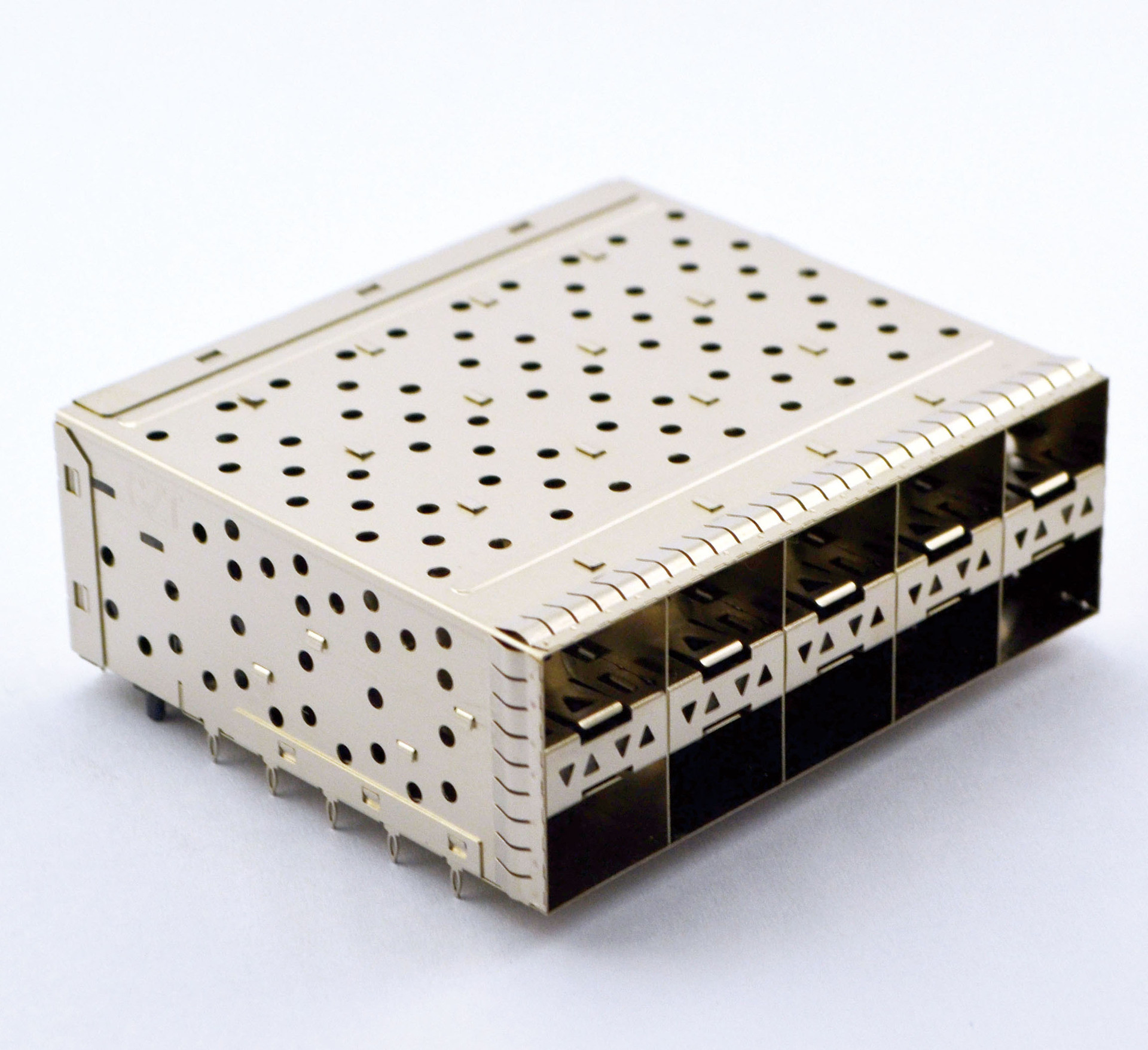 2169678-4 2169678-3 CONN SFP+ RCP W/CAGE 2X5 200P RA