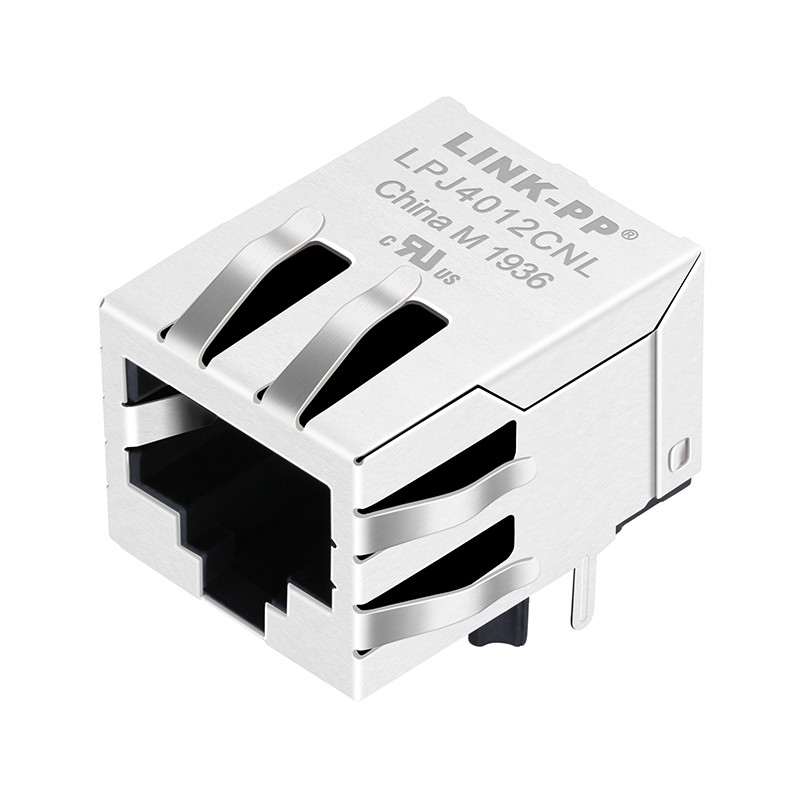 5-2301994-4 Industrial RJ45 Magjack With Integrated Magnetics