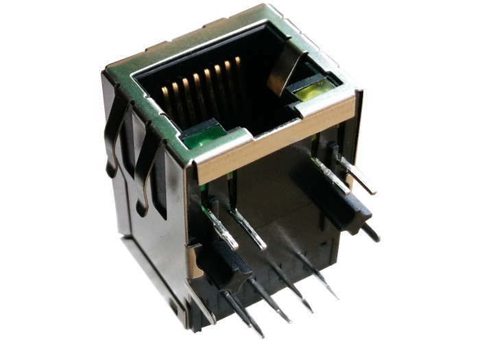 HFJ11-S114E-L11RL RJ45 Single Port PCB Mounting Jack In IPTV Set Top Box