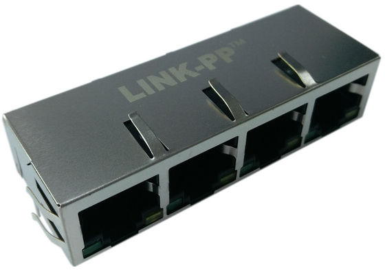 RJ45 Multi-Port Jack 1xN / 2xN, 10/100/1000Base-T | Magnetics, PoE ...