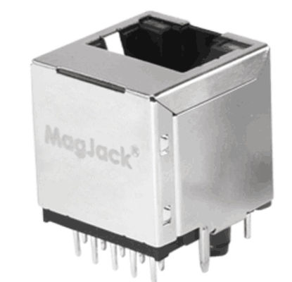 TOP-Entry Vertical RJ45 Jack PCB Mount RJ45 Vertical Connector