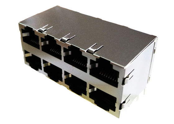 Buy 2x4 port rj45 ethernet jack, Good quality 2x4 port rj45 ethernet ...